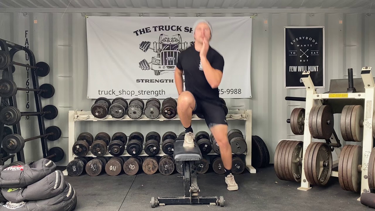 Lateral Bench Step-Overs - YouTube