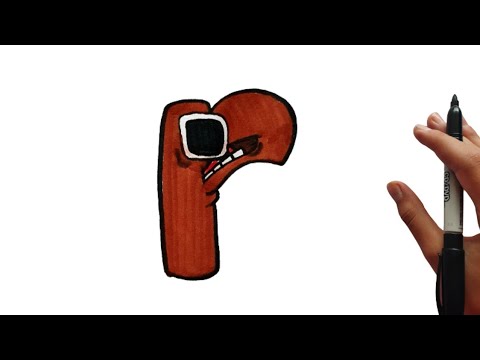 Drawing Alphabet Lore Lowercase r - THE ALPHABET LORE - YouTube