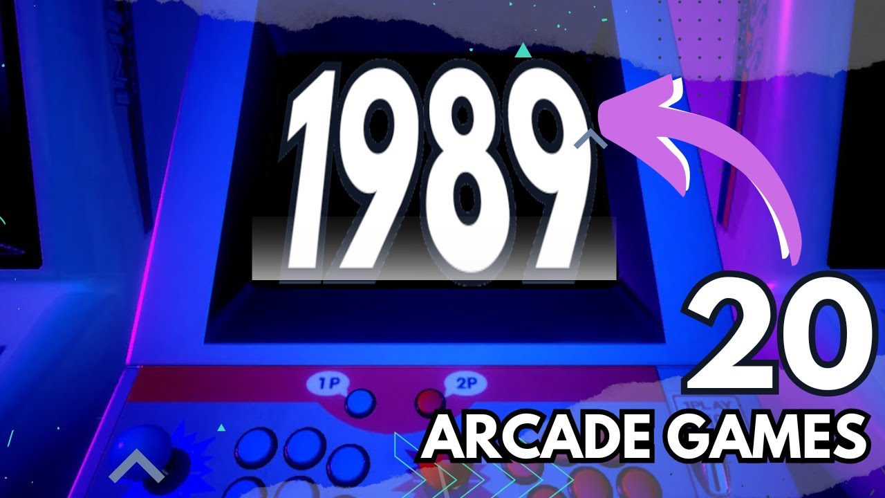 20 🕹️ ARCADE games released in 📆 1989 | The LAST games of the DECADE ...