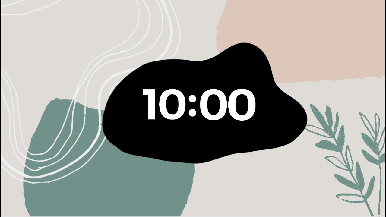 Relaxing 10 Minute Timer with Calm Music - YouTube