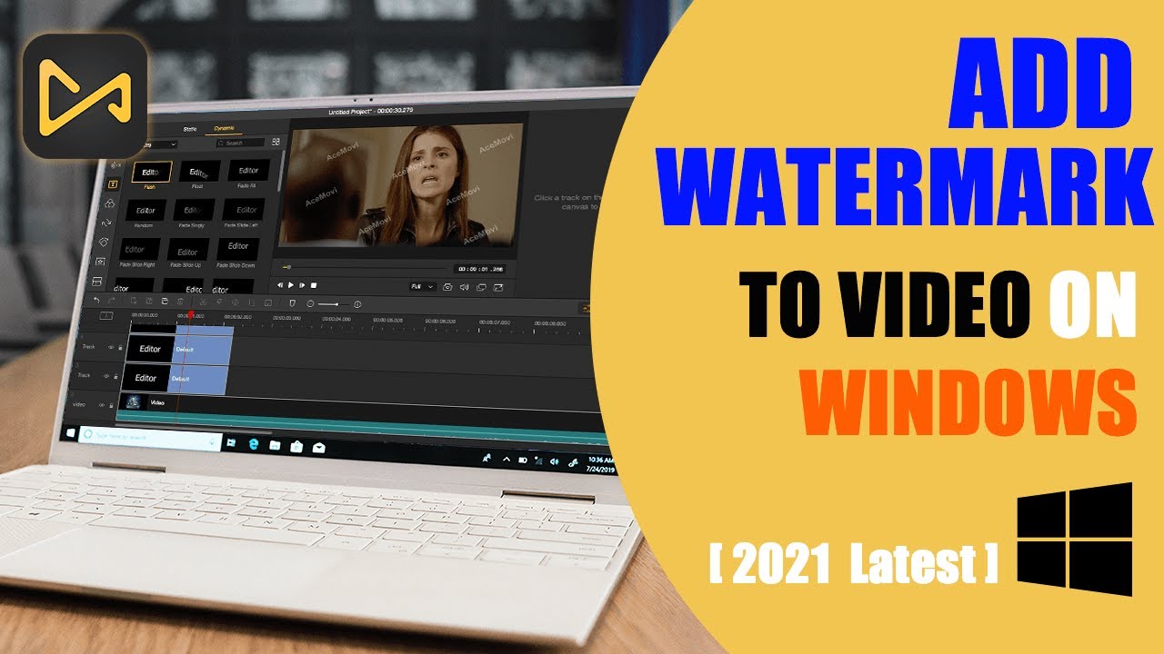 Add Watermark to Video on Windows [2021 Latest] - YouTube