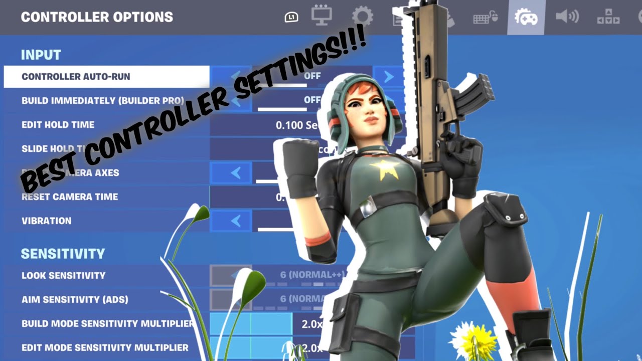 THE BEST controller settings and sensitivity!! - YouTube