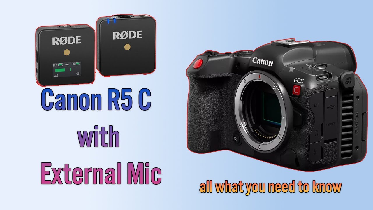 All what you need to know about Recording with External Mic | Canon Eos ...