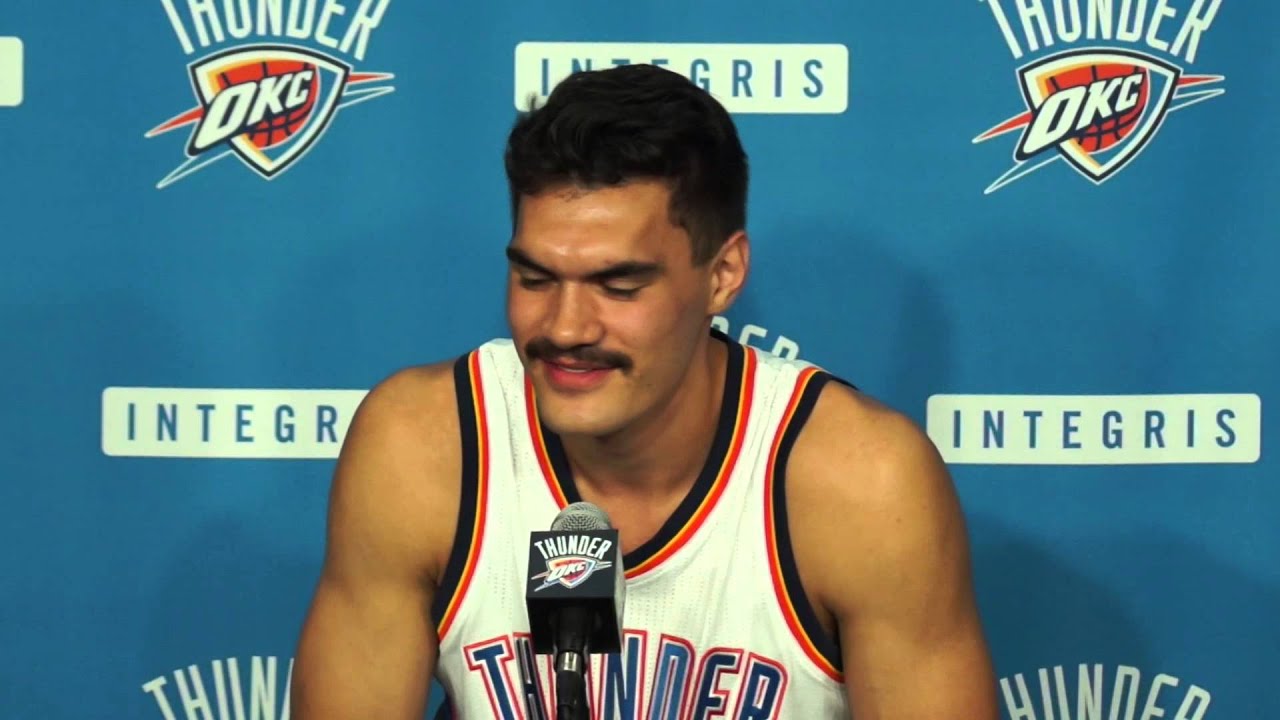 2014 Thunder Media Day With Steven Adams - YouTube