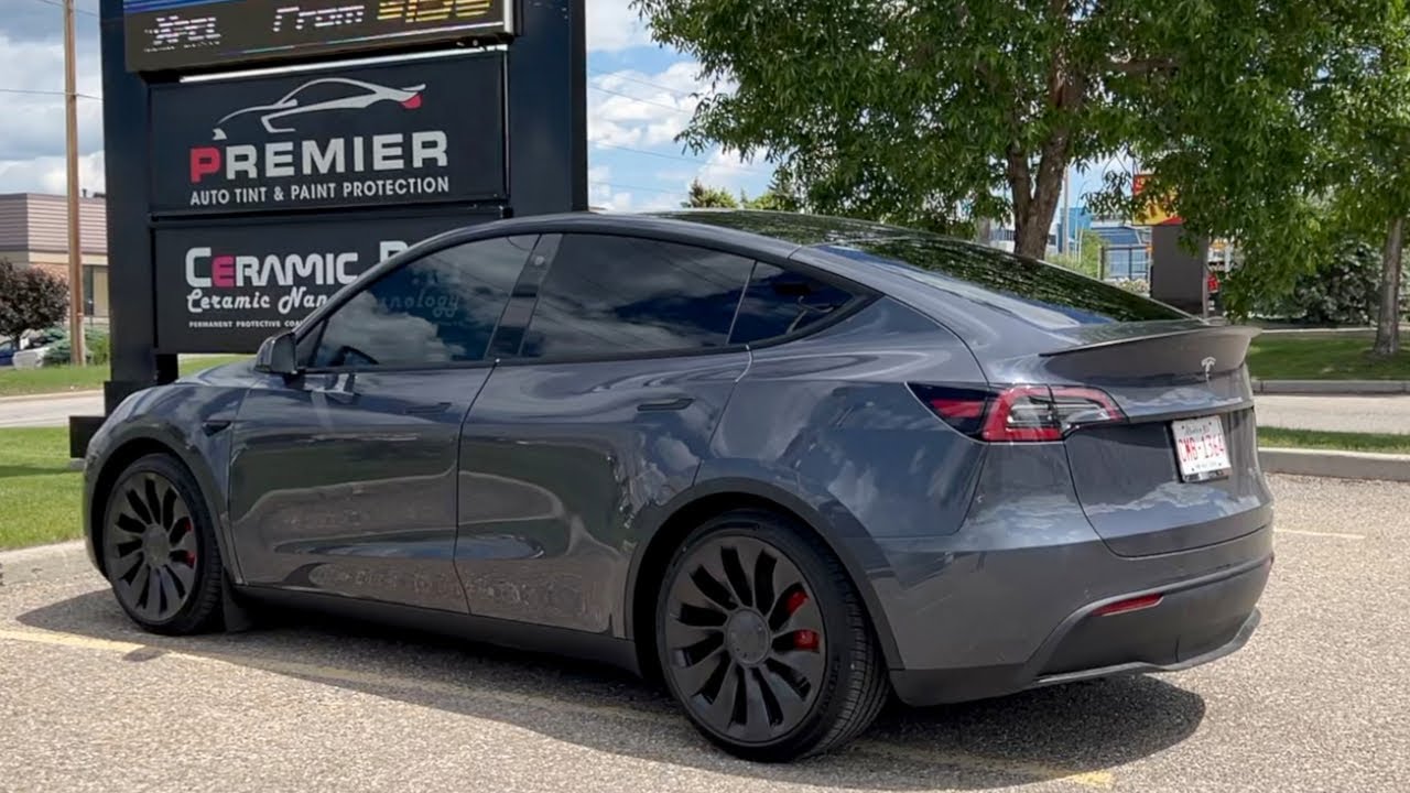 Getting Model Y Windows Tinted: Looks So Good! - YouTube