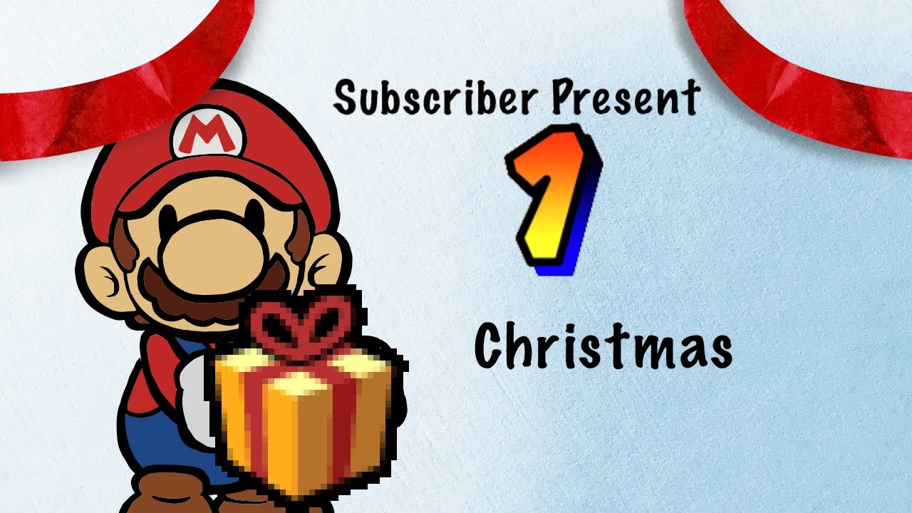Subscriber Present 1 : Christmas | Paper Mario Stop-Motion - YouTube