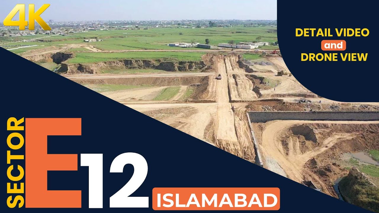 E12 Detail Video With Drone View | Sector E12 Islamabad Arial View ...