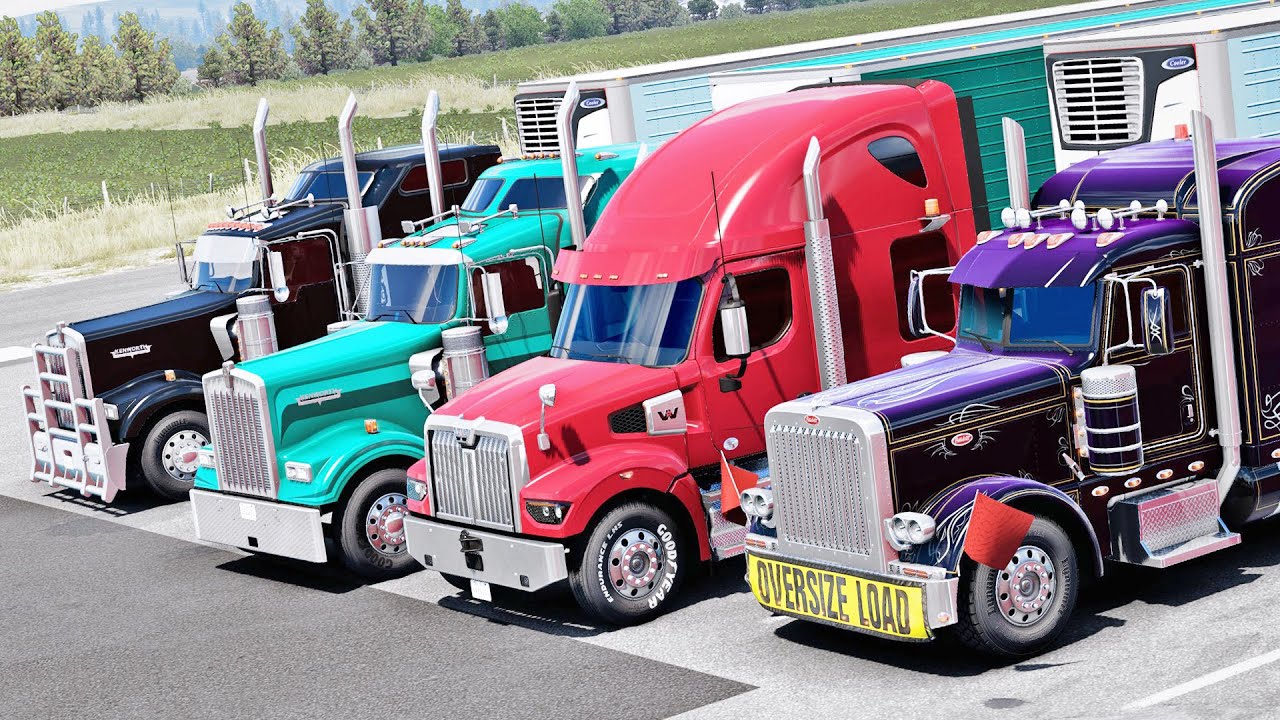 Convoy to Colville in ATS 1.41 Beta - YouTube