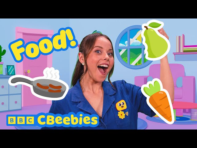 Time to Play Food 🥕🍽️ | CBeebies House Fun with Evie and Friends 🌈 ...