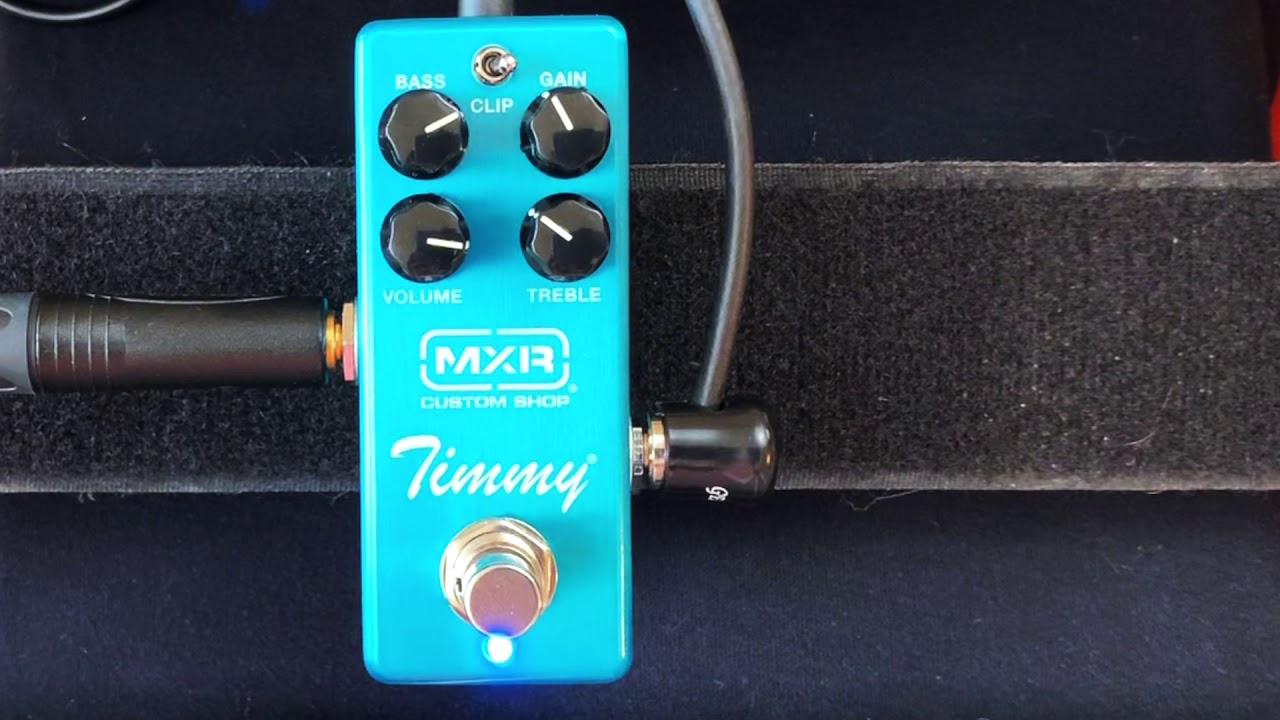 MXR Timmy Overdrive Demo - YouTube