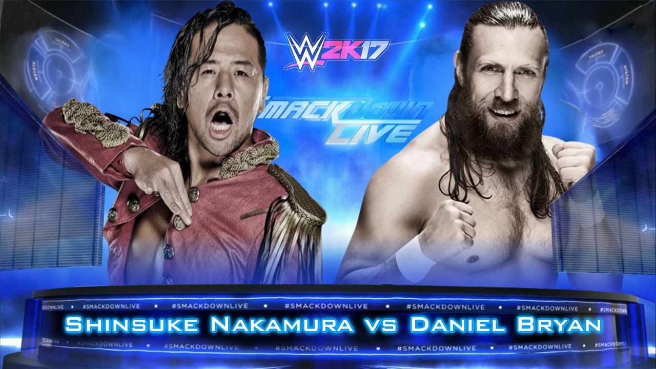WWE 2K17: Shinsuke Nakamura vs Daniel Bryan - YouTube