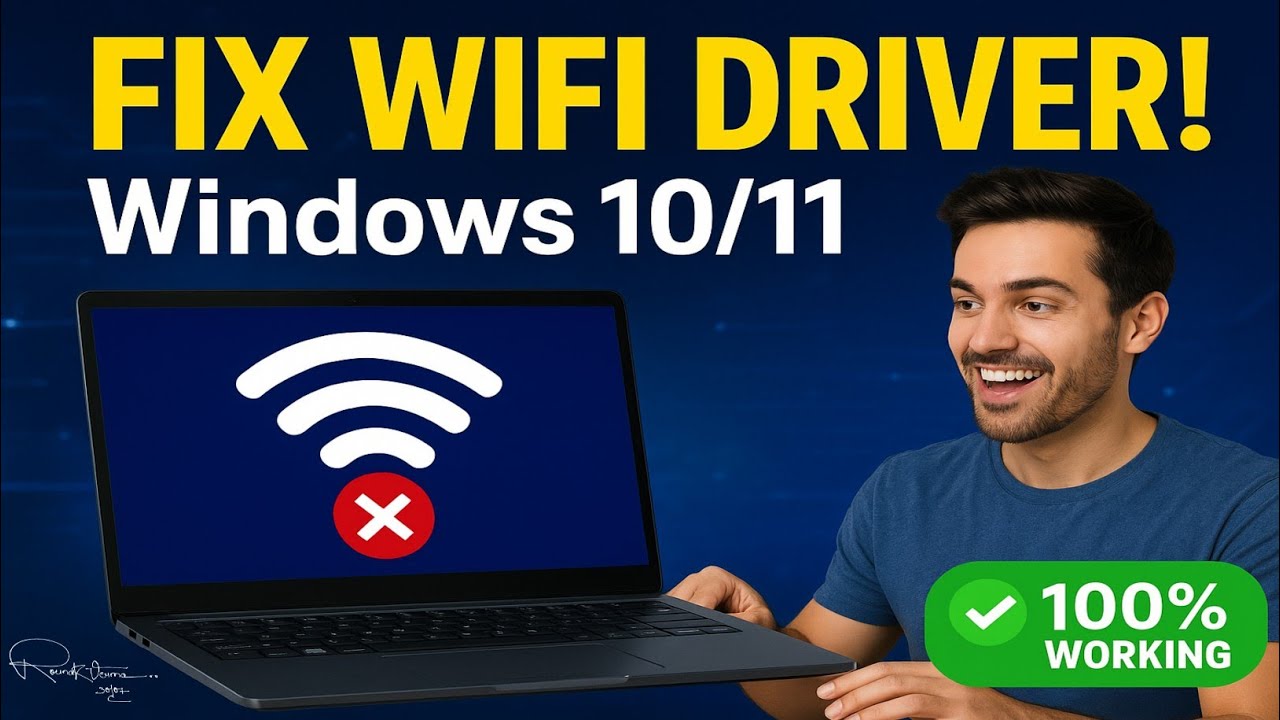 How To Update/Reinstall WiFi Driver Windows 10/11 In Laptop (Simple and ...