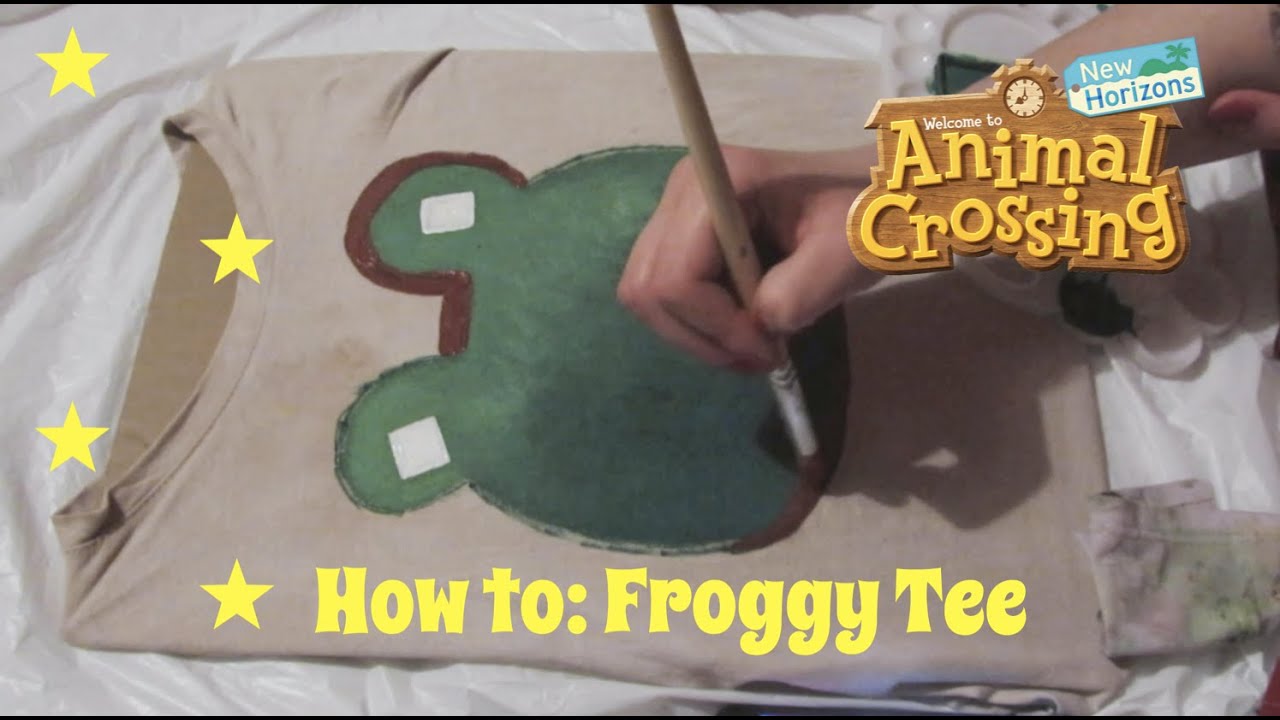 Recreating the froggy tee on Animal Crossing🐸 - YouTube