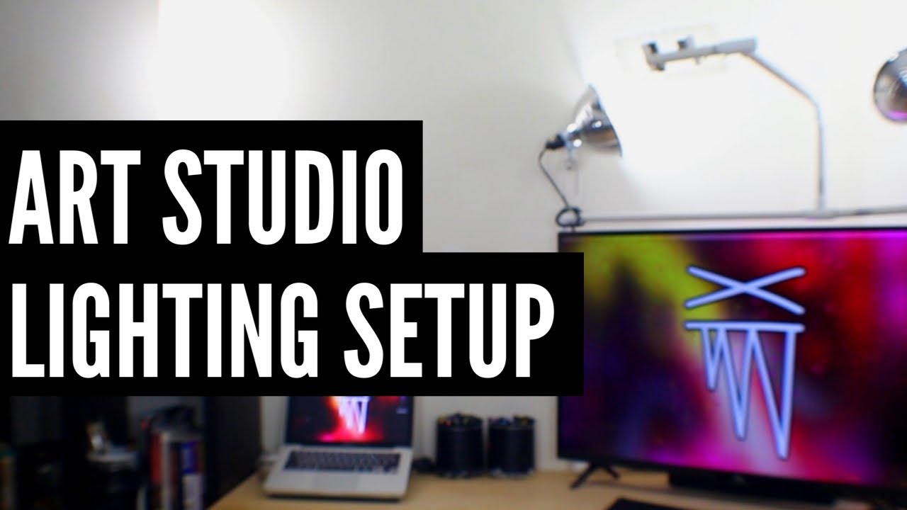 ART STUDIO LIGHTING | Affordable and portable lighting setup for your ...
