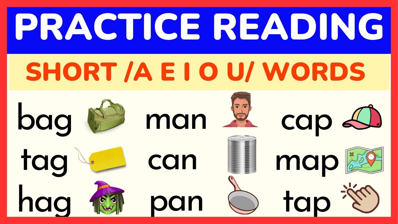 LEARN TO READ FAST & EASY -- Practice Reading Short /Aa/-- Phonics ...