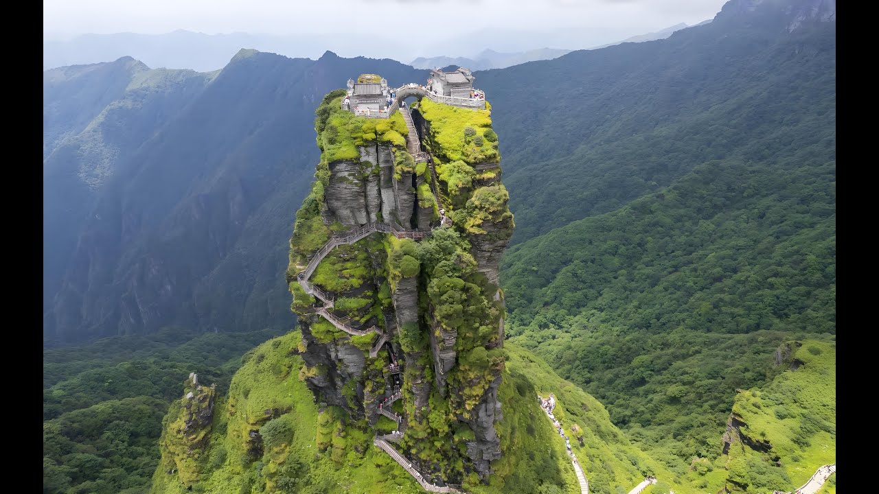 China's Guizhou Province Wuling Mountains Fanjing Mountain AAAAA scenic ...