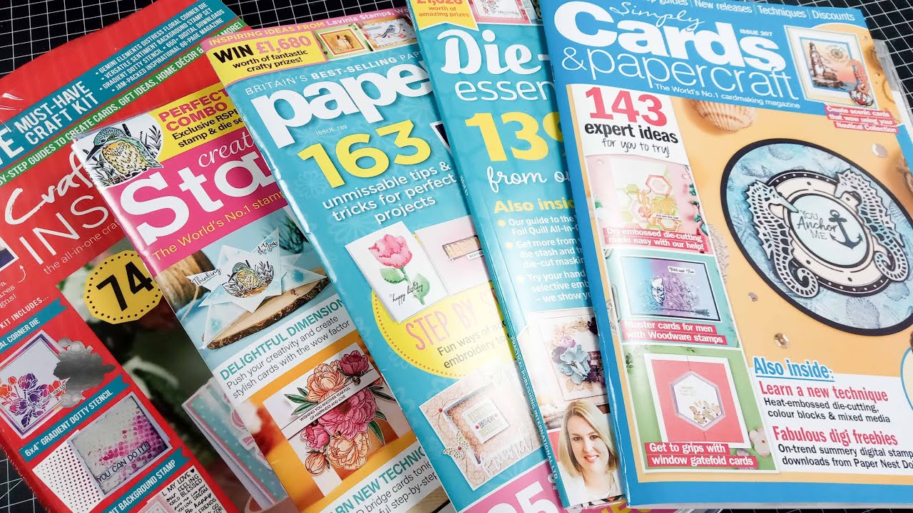 NEW | August Craft UK Magazine Haul - YouTube