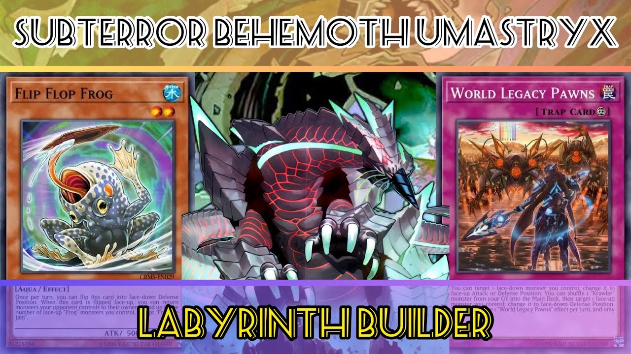 SUBTERROR Deck Subterror Behemoth Umastryx [Yu-Gi-Oh! Duel Links] - YouTube