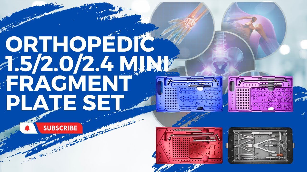 Mini Fragment Plate Instrument Set 1.5/2.0/2.4mm Surgical Instrument ...