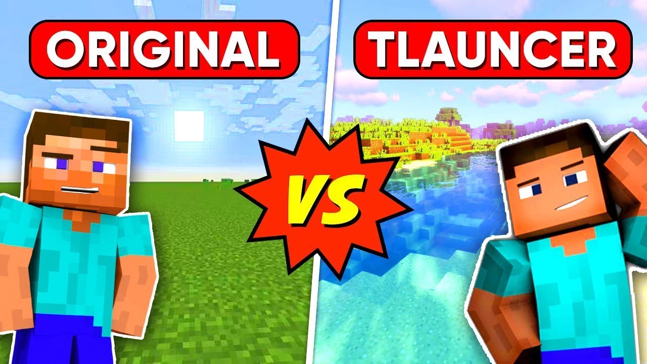 Minecraft vs TLauncher | Game Comparisons - YouTube