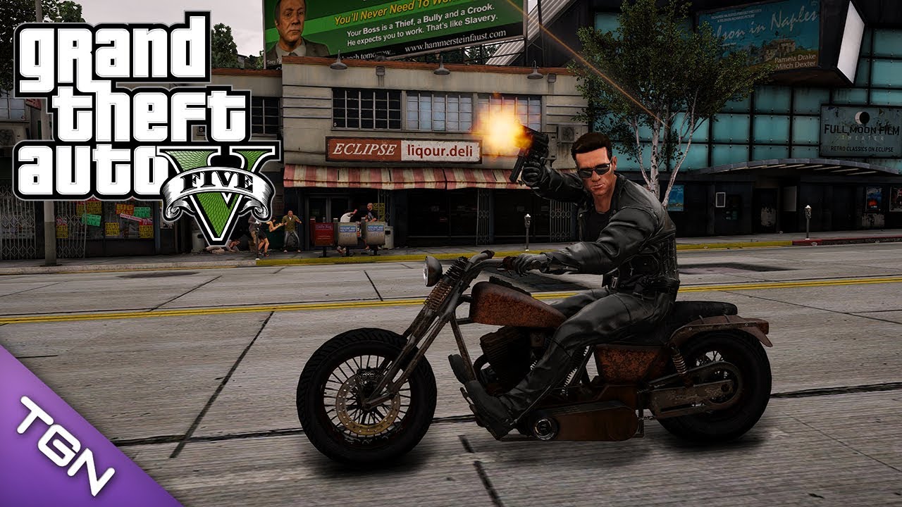 GTA V - Terminator 2 Arnold 1992 by ATRO_ONE - YouTube