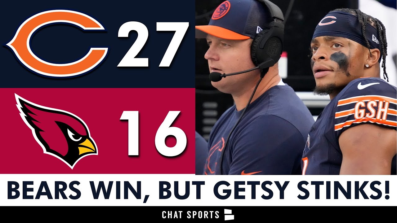 Chicago Bears WIN UGLY vs. Cardinals: Luke Getsy Must Be Fired + Justin ...