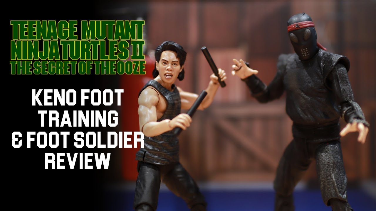 NECA TMNT 2 Secret of the Ooze Keno Foot TraIning Foot Soldier 2 Pack ...