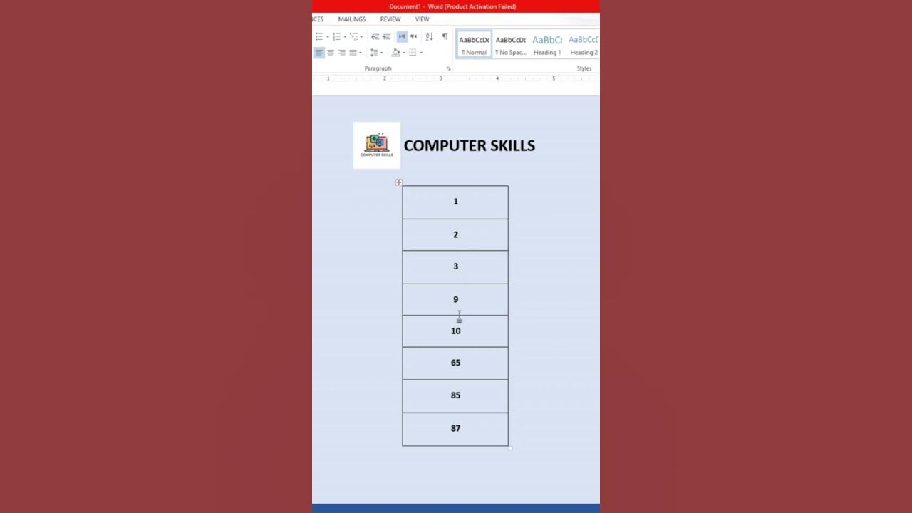 How to Sort Text, Numbers & Lists in MS Word | Easy Guide - YouTube