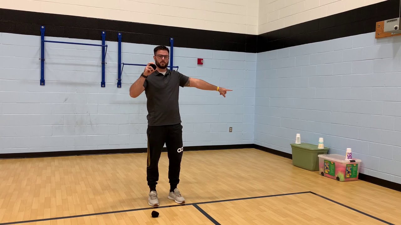 Physical education At Home Baseball "Point, Step, Throw, Fun!" - YouTube