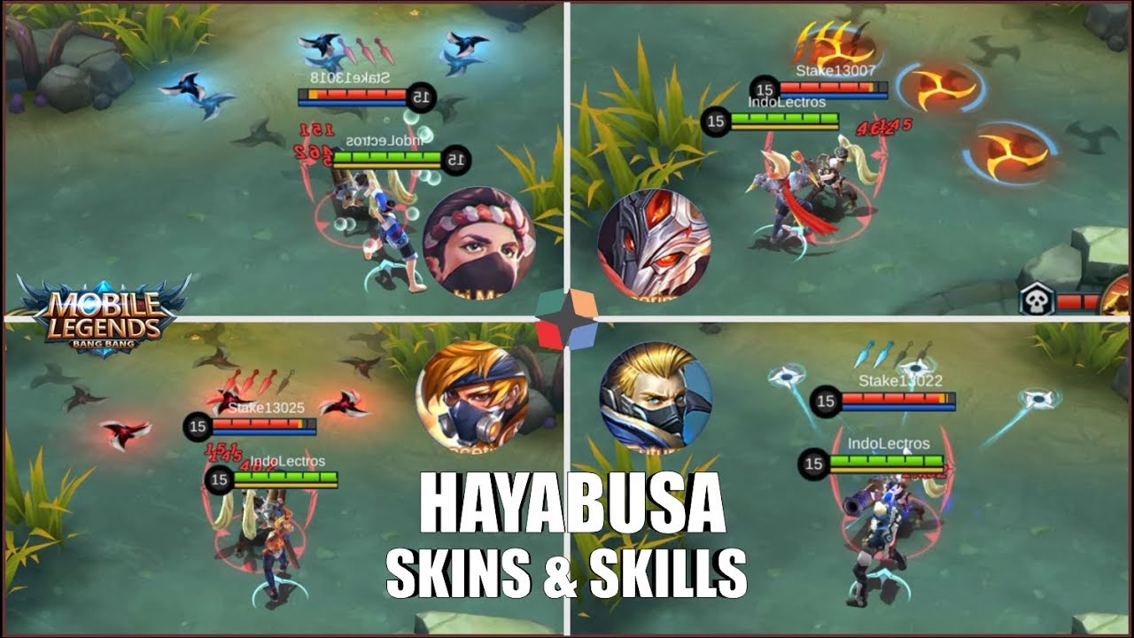 EFEK SKILL SEMUA SKIN HAYABUSA - YouTube