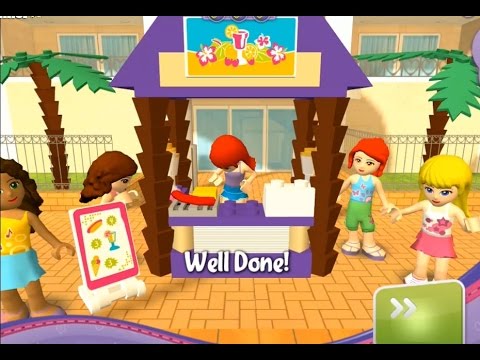 Lego Friends Pool Party Game, Flash Online Gameplay Video