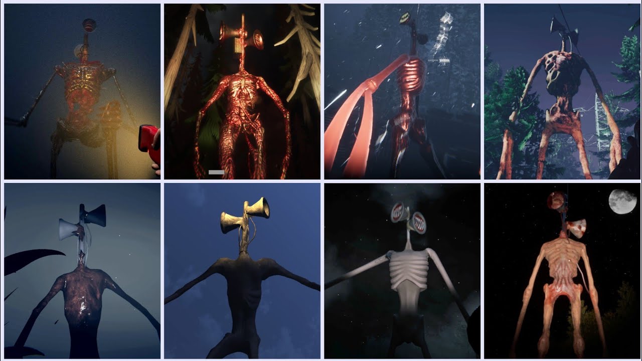 Siren Head Best Death Scene Special ถูกไซเรนเฮดจับกินแบบสยอง - YouTube