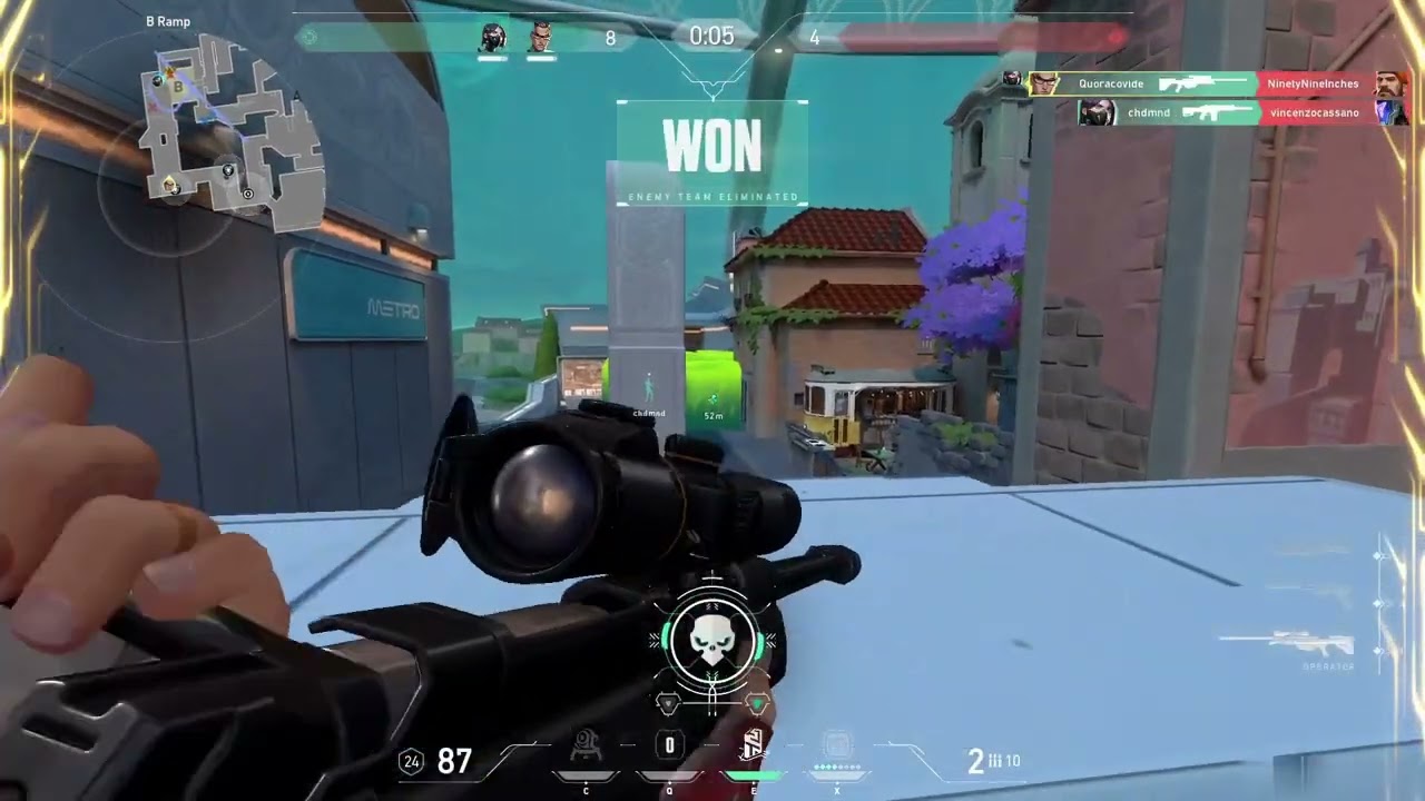 VALORANT - Chamber gameplay when you keep watching tips and tricks and ...