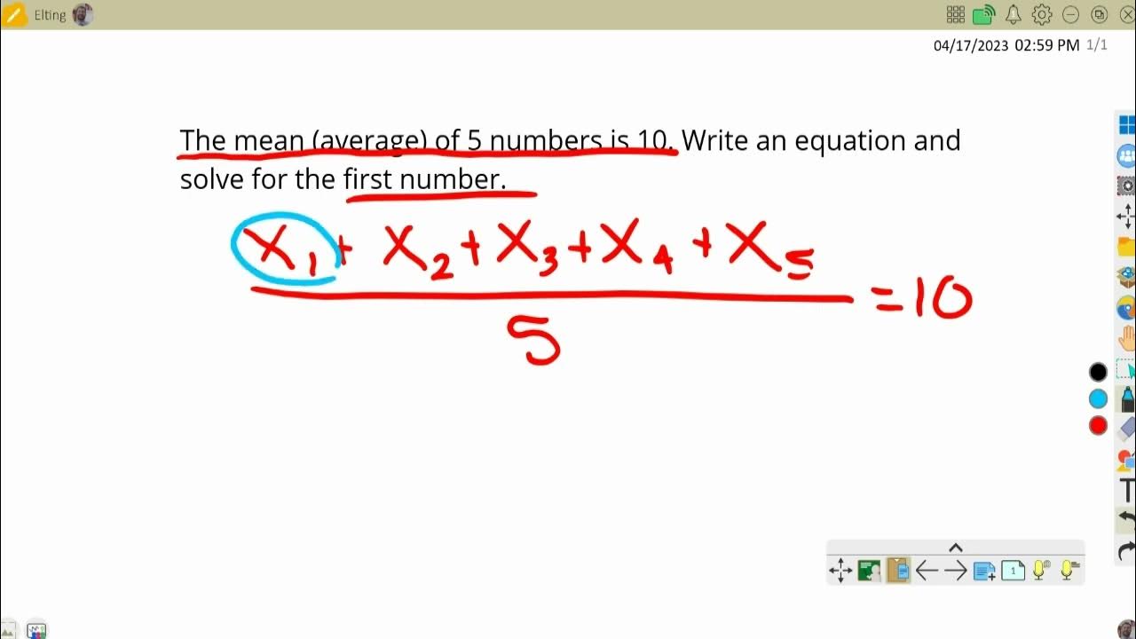 Advanced Algebra Problems #1 Example - YouTube