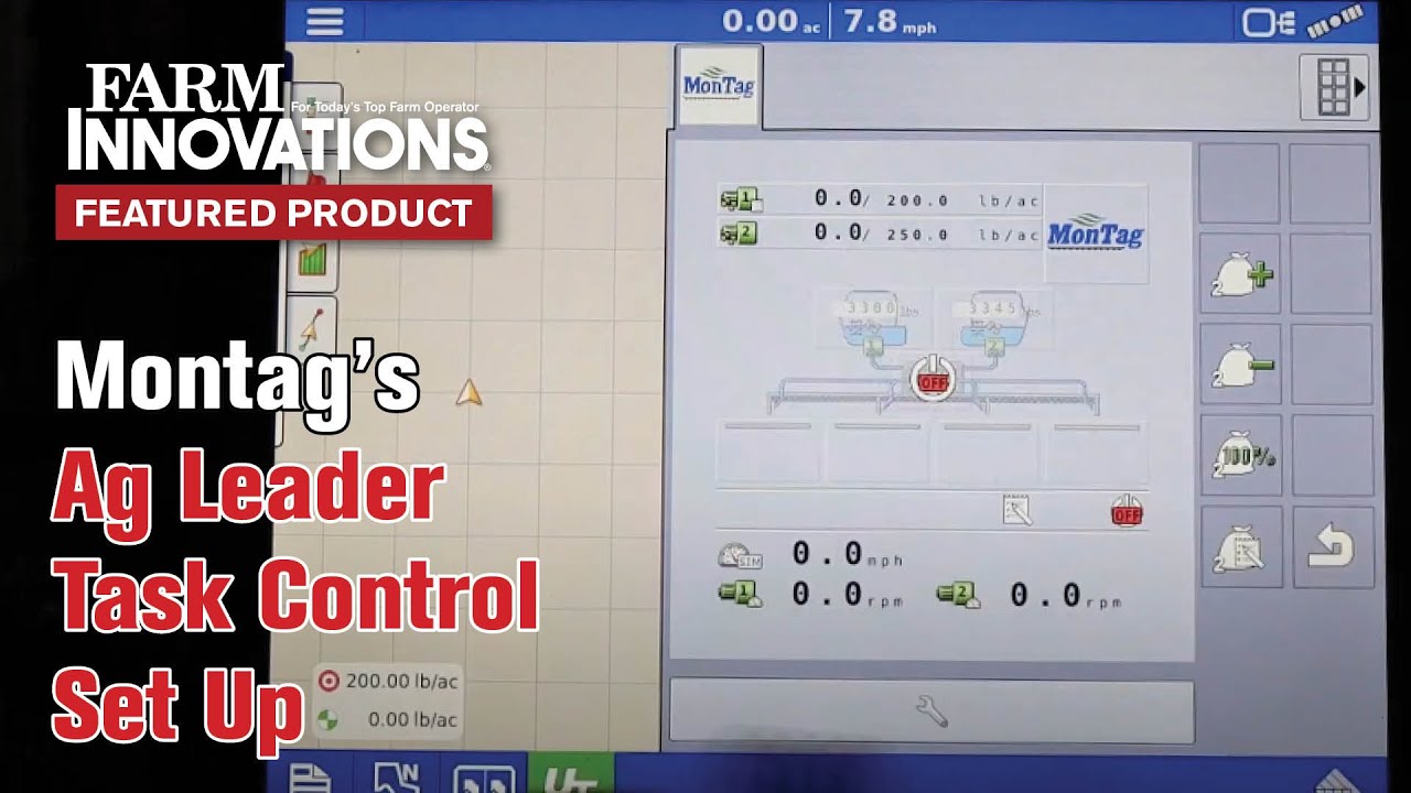 Montag’s Ag Leader Task Control Set Up - YouTube