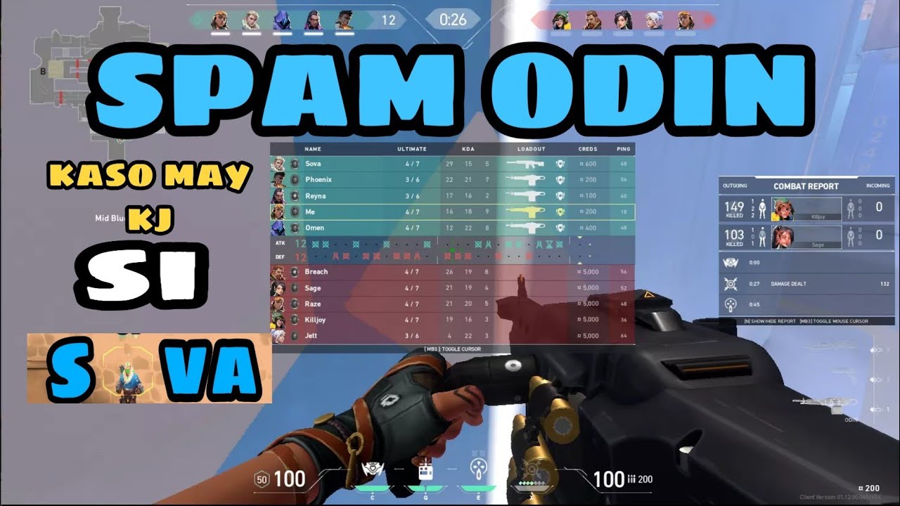 SPAM ODIN PA NGA MGA DUDE #VALORANT - YouTube