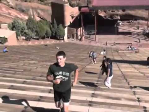 Red Rocks Running Stairs Record - YouTube