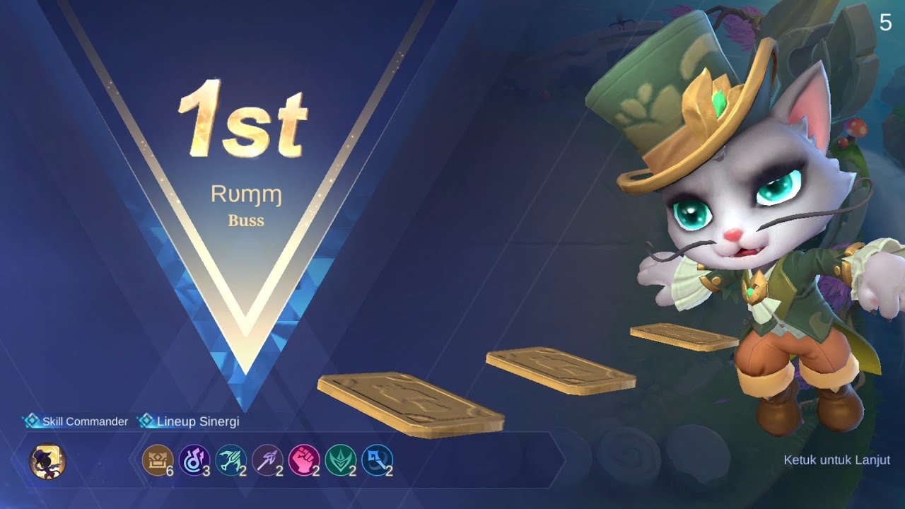 BUSS SKIL 3 || BRODY FULL STUN B 3 AUTO WINN !!! #mobilelegends - YouTube