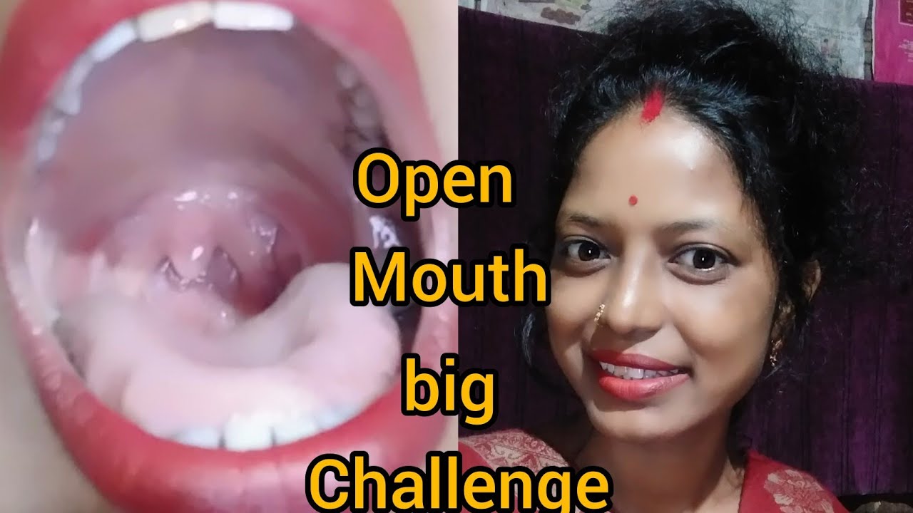 open mouth big challenge #request video open mouth#aloka vlog # - YouTube
