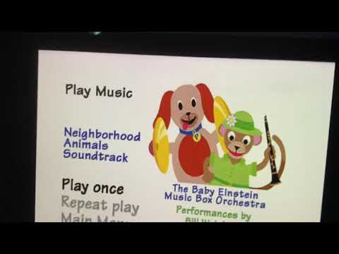 Baby dolittle neighborhood animals dvd menu walkthrough