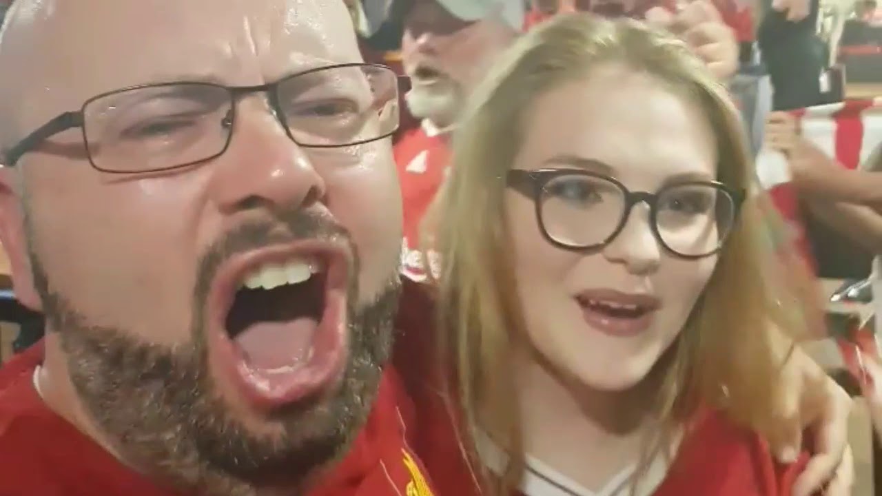 Footage from The Sandon + The Boot Room Cafe at Anfield on Champions ...