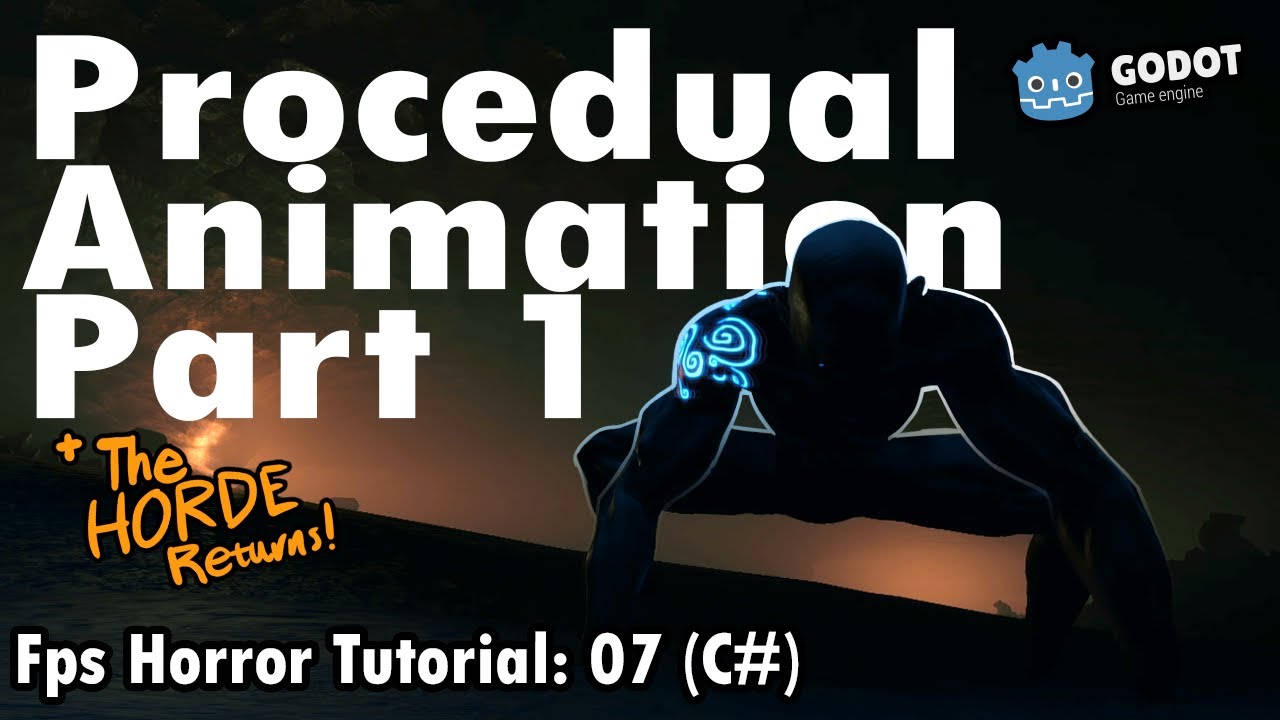 Godot 3d Implementing Basic Procedual Animation Making A Fps Horror Game C 07 Youtube