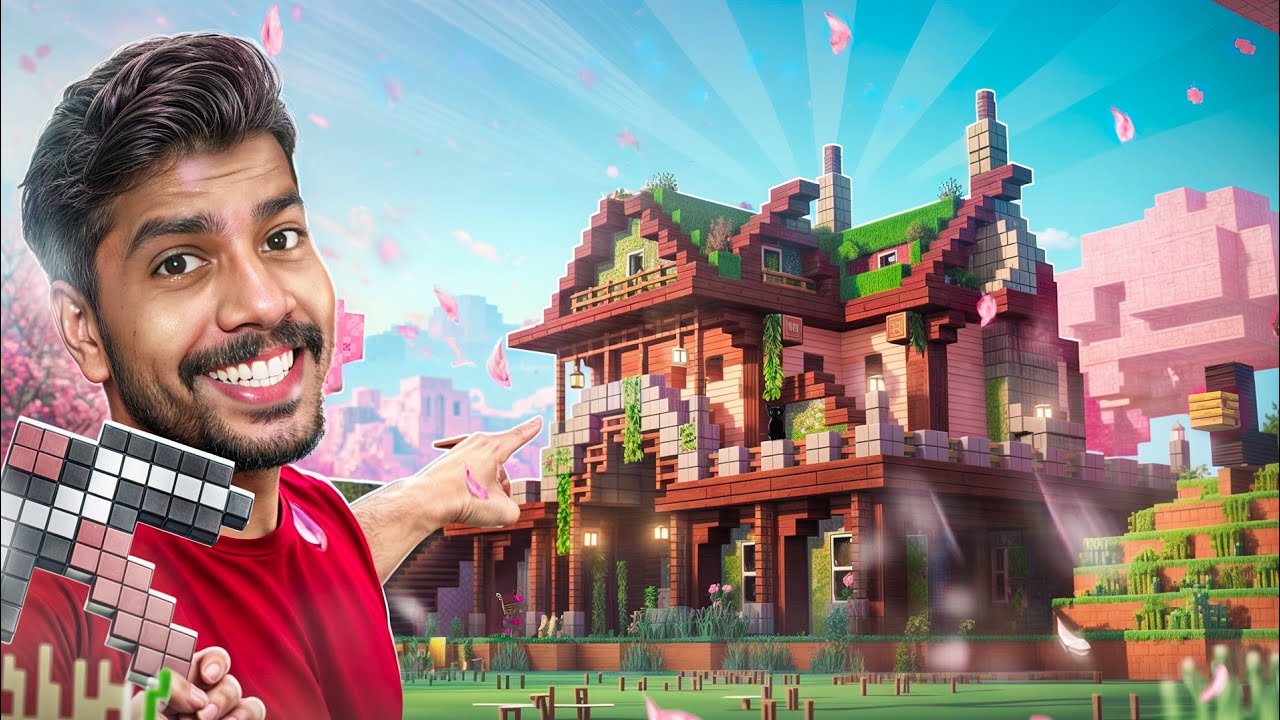 I BUILT MY FIRST HOUSE IN MINECRAFT 🔨😂!! Minecraft (Part 3) - YouTube