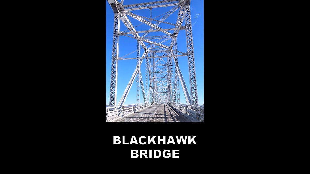 Blackhawk Bridge in the Winter - YouTube