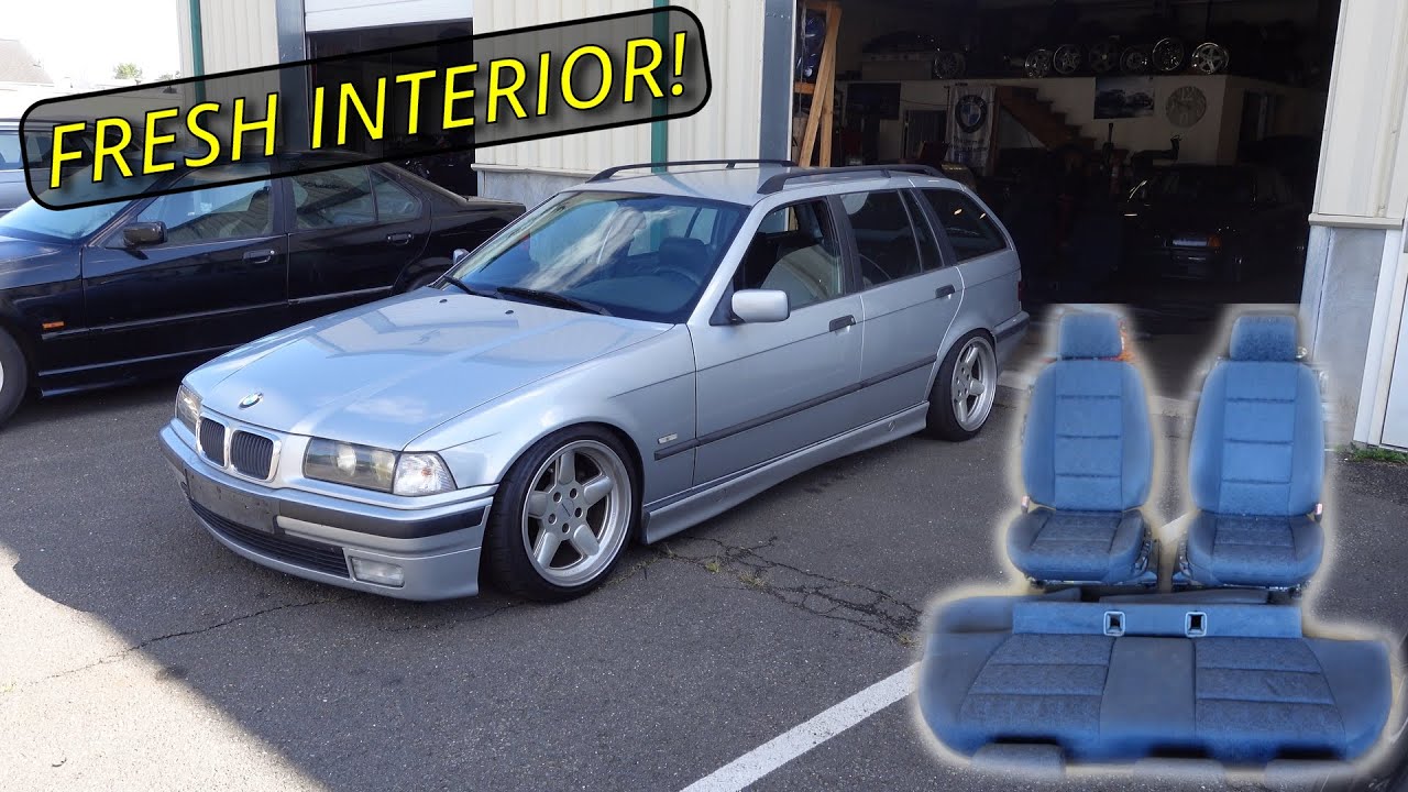 E36 WAGON GETS NEW INTERIOR! - YouTube