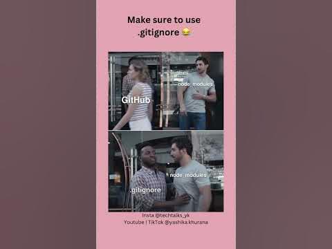 Don’t forget .gitignore 💪 #programming #github - YouTube