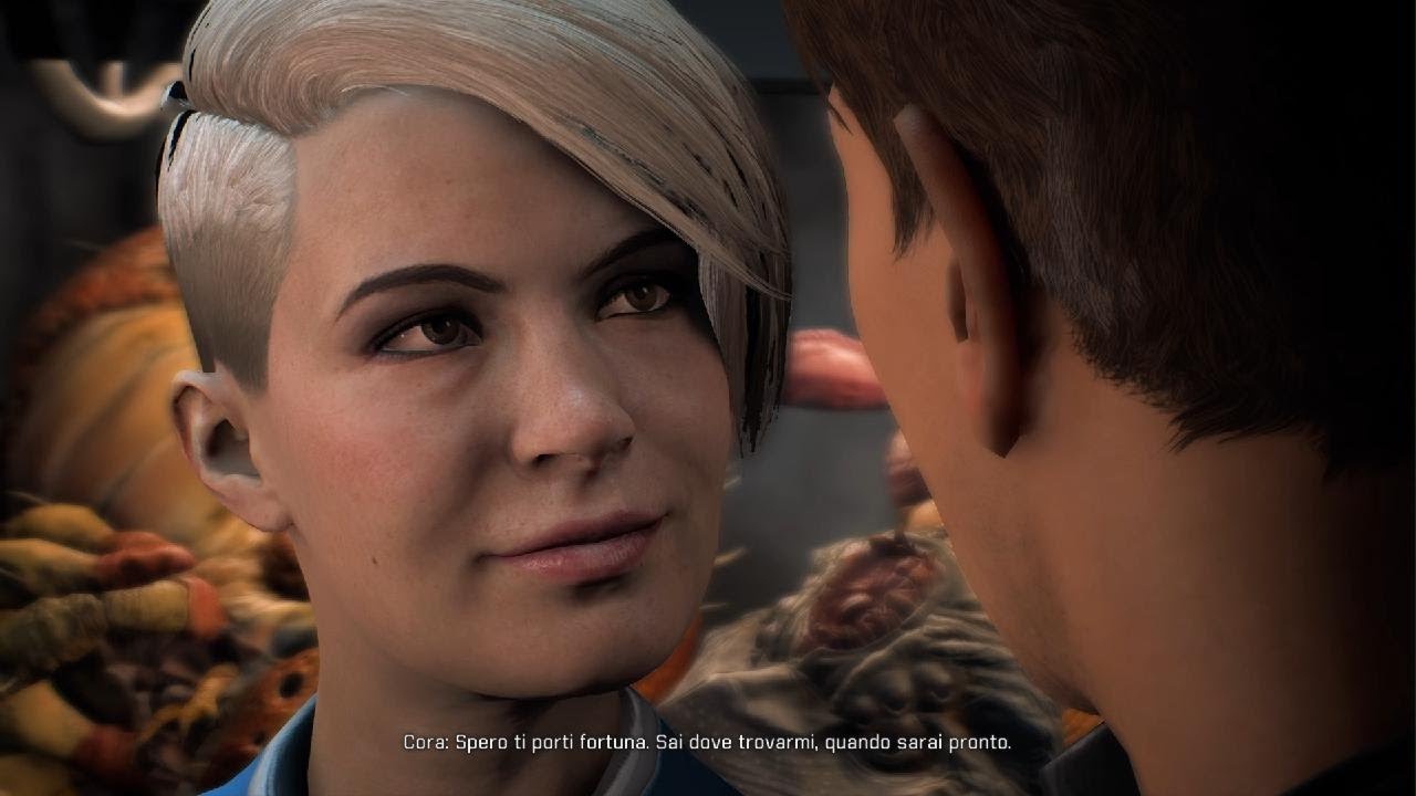 Cora romance scene Mass Effect: Andromeda - YouTube