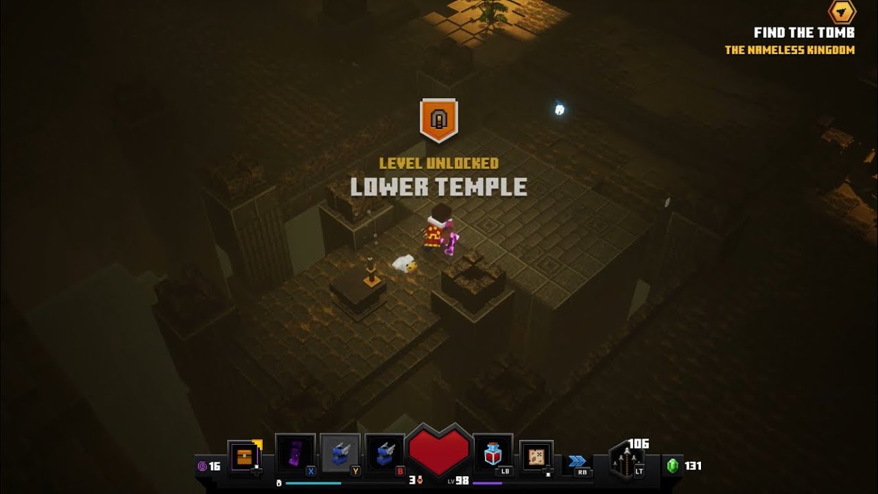 How To Unlock Lower Temple | New FREE Content - Minecraft Dungeons ...