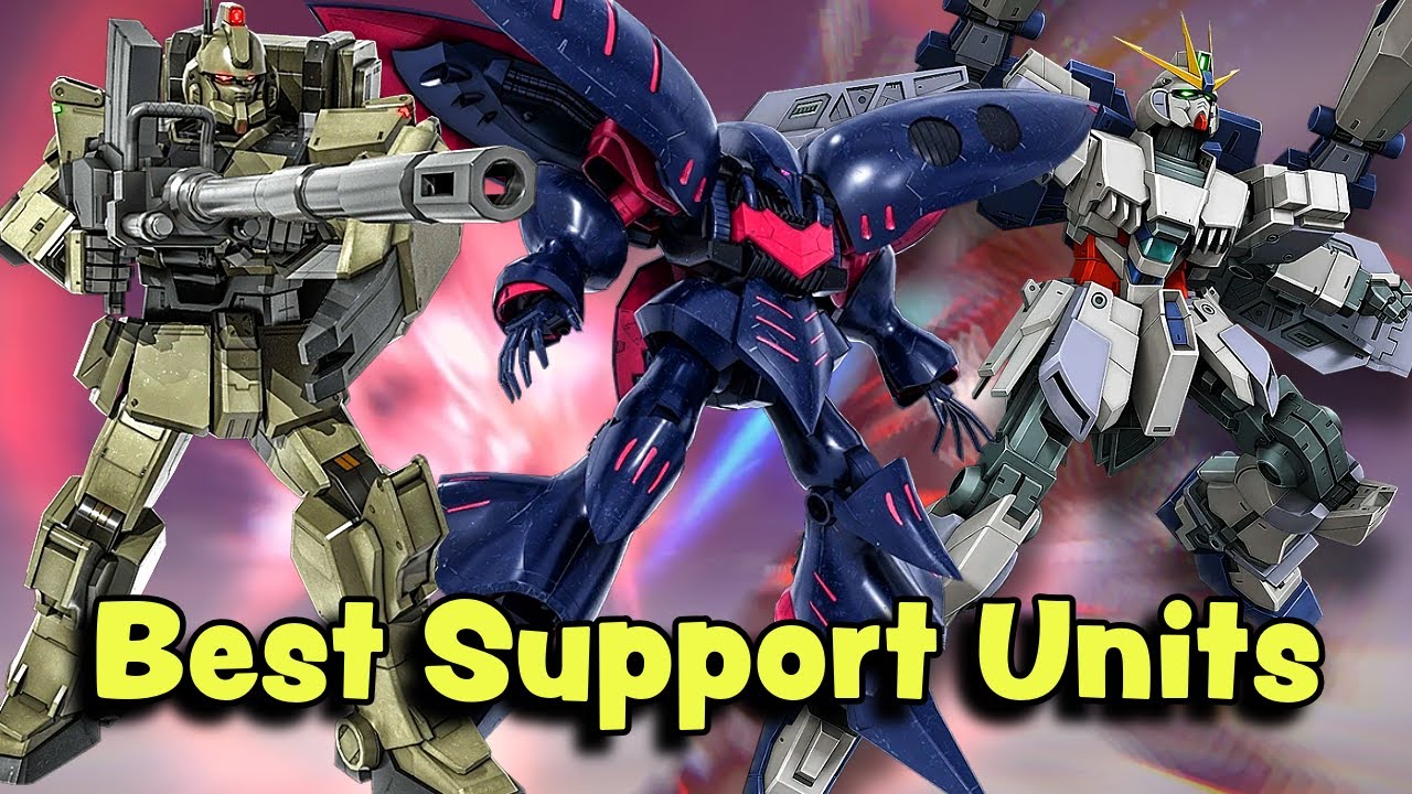 The Evolution of Support Units in Gundam UC Engage - YouTube