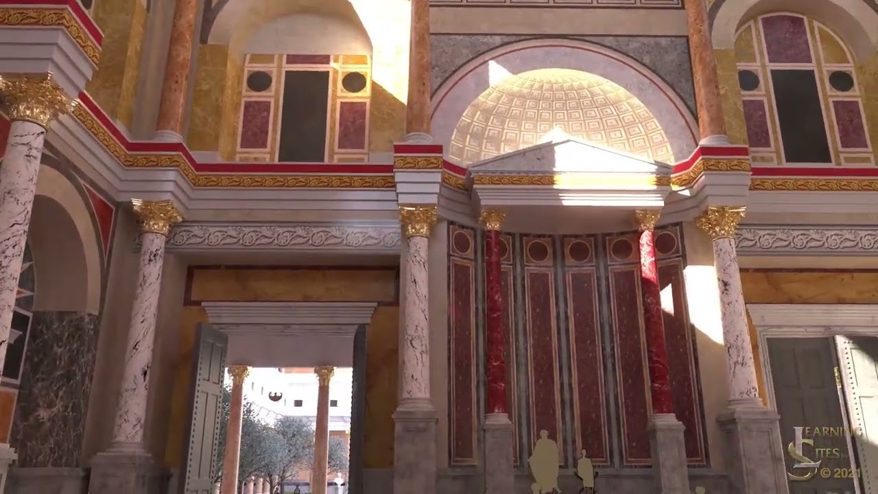 Restored View Of The Palace Of Diocletian